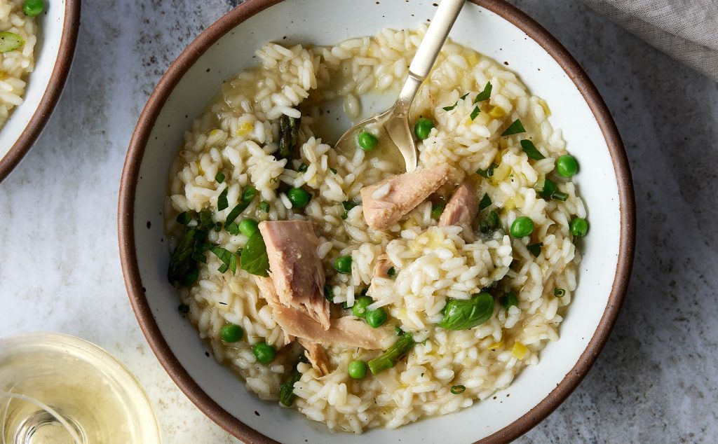 Truffled Tuna Risotto Recipe | Asparagus & Spring Pea
